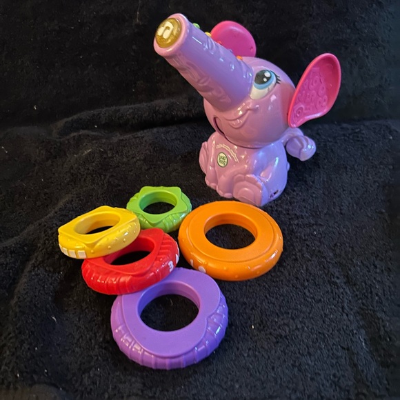 Leapfrog | Other | Leapfrog Stack And Tumble Rings Elephant Learning ...